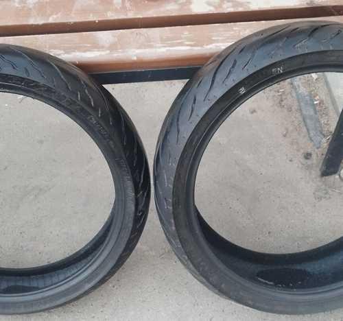Мотошины MRF R17 110/70 и 150/60