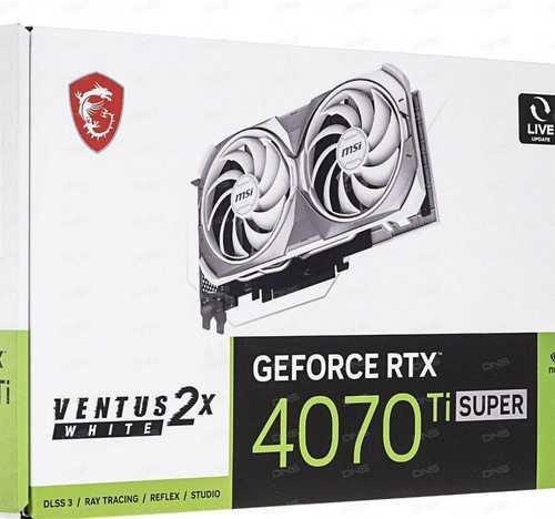 MSI RTX 4070 TI super ventus 2x white