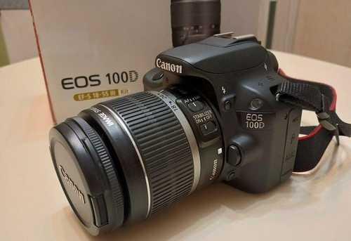 Canon 100D зеркальный фотоаппарат