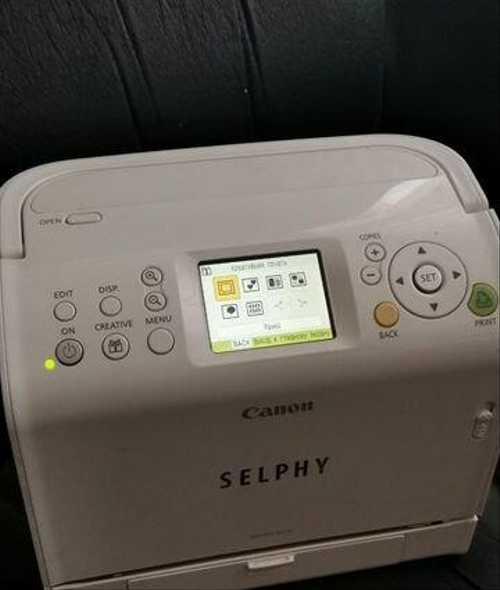 Принтер сублимационный Canon Selphy ES20+картриджи