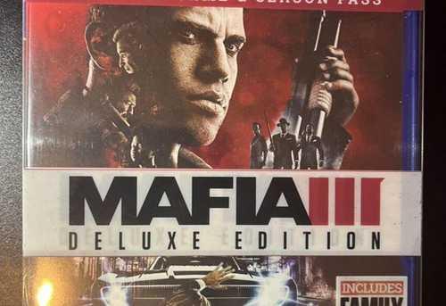 Диск Mafia 3 deluxe edition Ps4 и Ps5