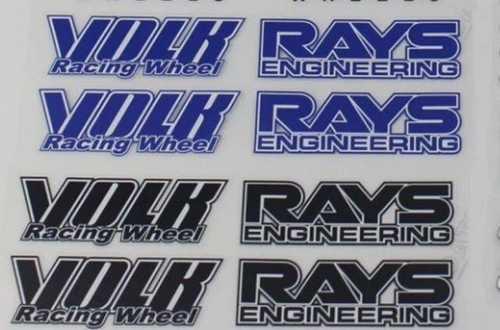 Наклейки Rays Volk Racing TE37