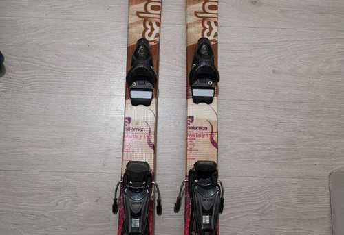 Горные лыжи детские 110 в комплекте с ботинками