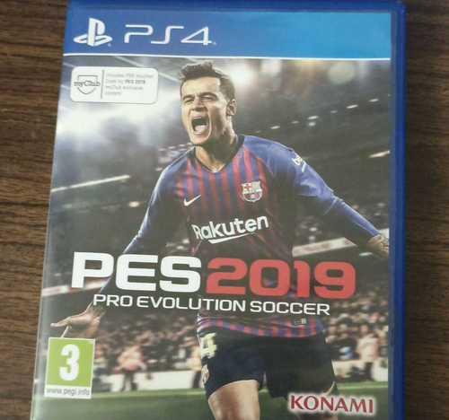 Диски на ps4. PES 2019 pro evolution soccer