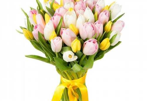 Тюльпаны к 8 марта, букеты цветы доставка