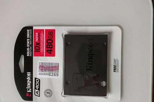 SSD диск Kingston A400 480гб + чек