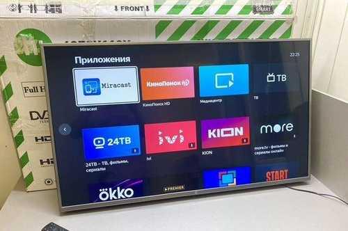 Full HD Hi 43" Smart TV голос пульт WiFi 2020