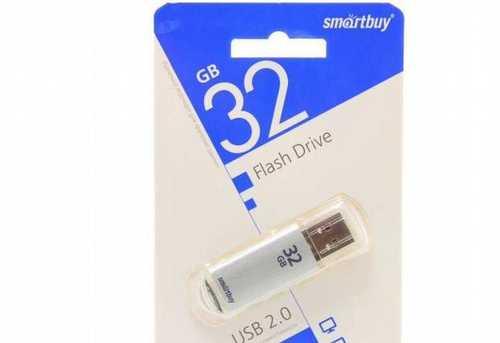 USB флешка Флешка 32 гб Smartbuy V-Cut Silver