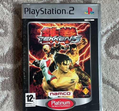 Диск Tekken 5 ps2