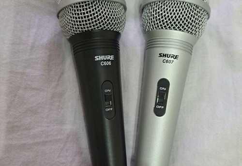 Микрофоны проводные Shure C606