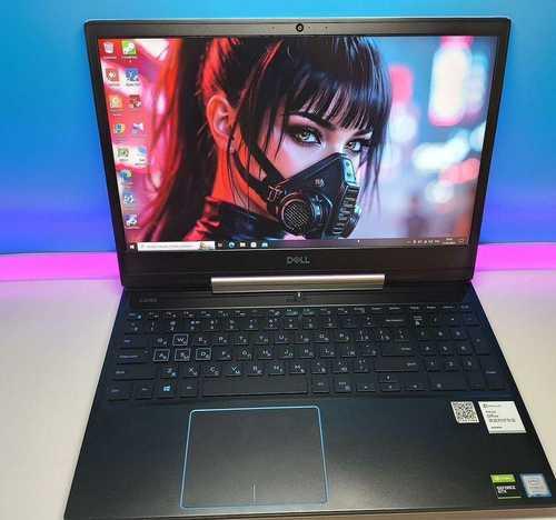 Игровой ноутбук dell: i5, GTX1650, 16GB, SSD 256GB
