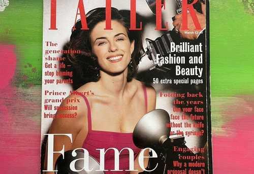 Продам журнал Tatler UK 1995 с Элизабет Хёрли