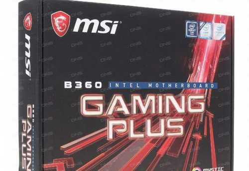 Коробка от материнской платы MSI B360 gaming plus
