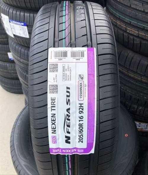 Автошина Nexen 205/60r16 92h NFERA su1. Nexen n'Fera su1 205/60r16 92h 15509, шт. Резина Nexen производитель Корея.