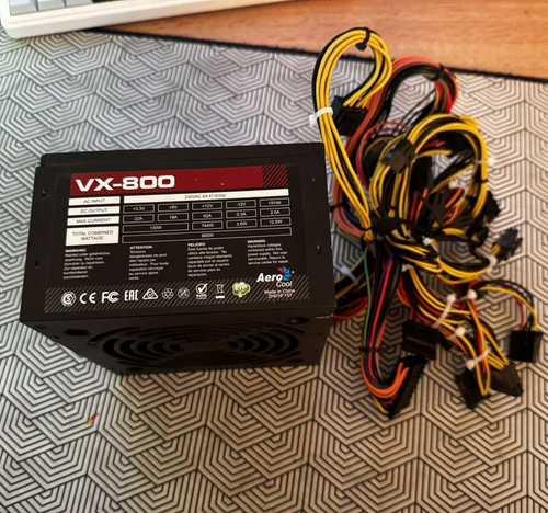 Блок питания aerocool vx 800W