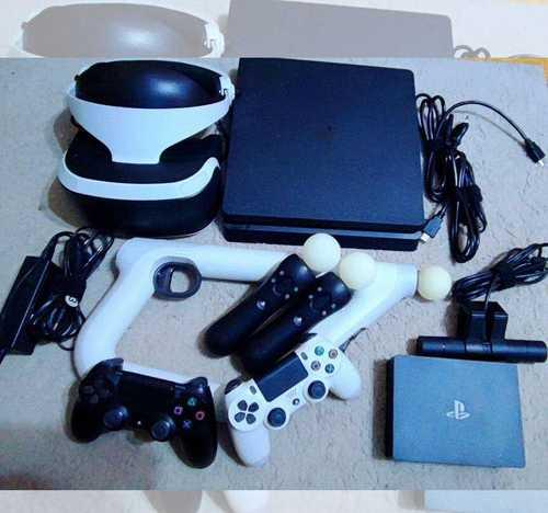 Sony playstation 4 slim 1tb + VR