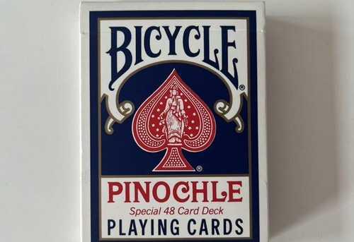 Карты игральные Bicycle Pinochle 48. USA. Пломба