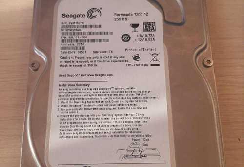 Жесткий диск Seagate Barracuda 250 гб и hitachi