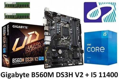 Intel Core i5 11400/Gigabyte B560M DS3H/16Gb(2x8)