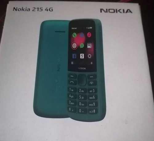 Телефон Nokia 215 4G Dual sim black