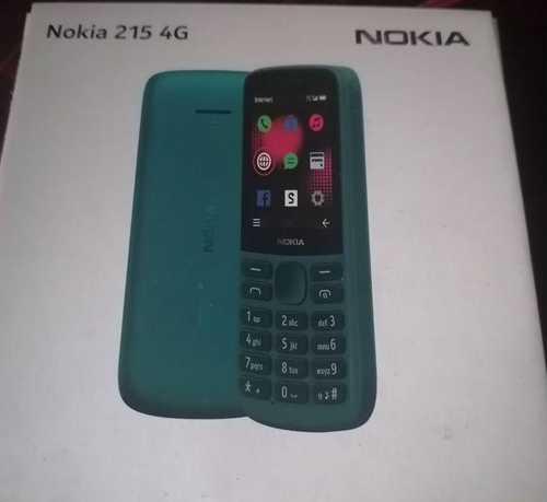 Телефон Nokia 215 4G Dual sim black