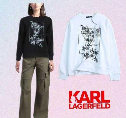 Свитшот женский белый Karl Lagerfeld 42 s