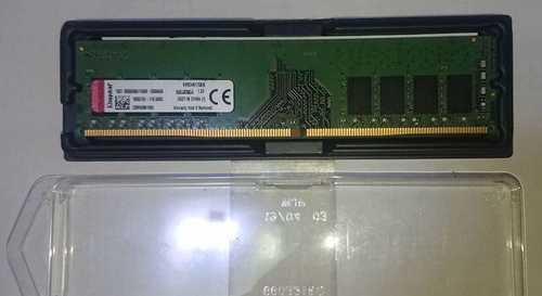 Dimm для компьютера Kingston DDR4 8Gb 2666 Мгц 8Гб