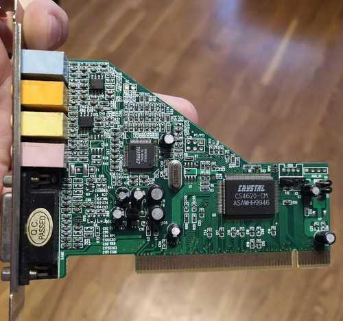 Звуковая карта pci crystal (ретро)