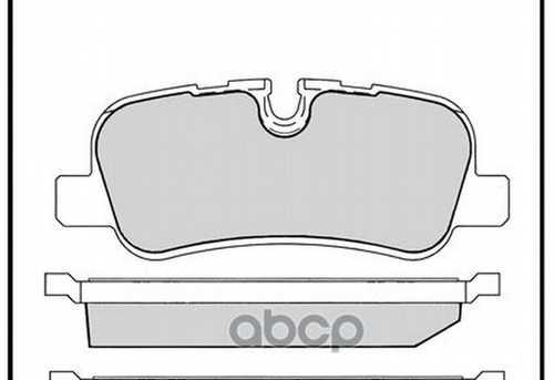 Колодки тормозные дисковые зад ADB02021 ALL