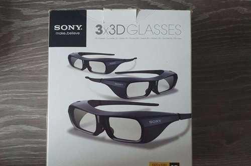 3D очки Sony TDG-BR250B (комплект 3 шт.)