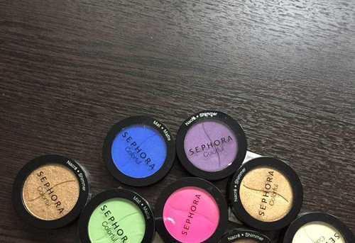 Карандаши и тени Sephora, Pupa,L’Oreal, Maybelline