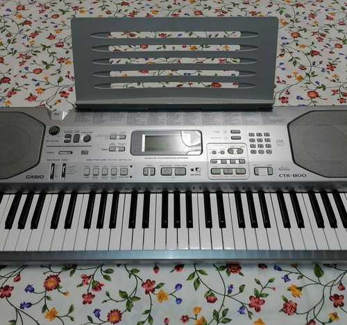 Синтезатор Casio CTK-800, динамические клавиши