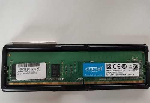 Оперативная память DDR4 4 гб Crucial CT4G4DFS8213