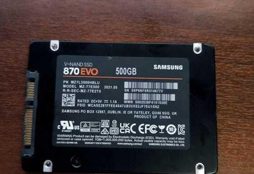 SSD Samsung 870 EVO 500 GB (SATA3)
