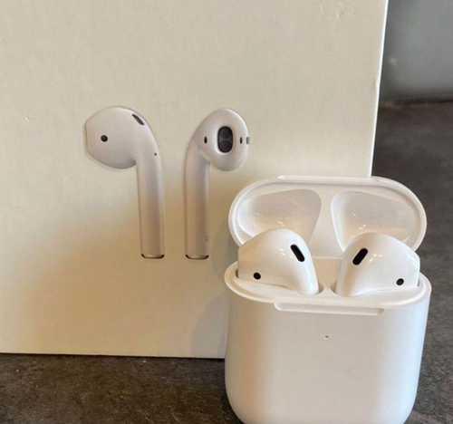 Беспроводные наушники apple airpods 2