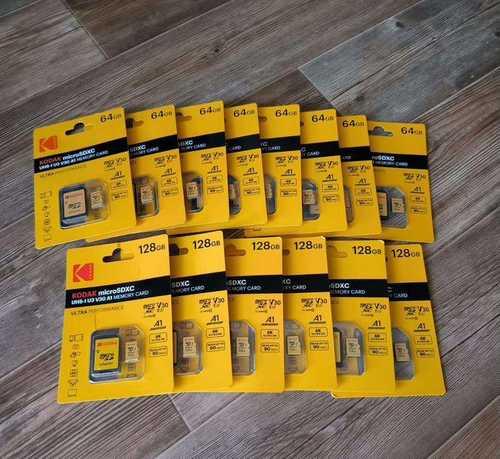 Карта памяти micro sd 64 128 Гб kodak