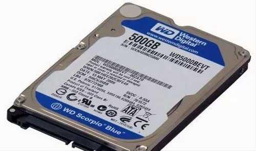 Жесткий диск 2.5" SATA 500Gb, бу