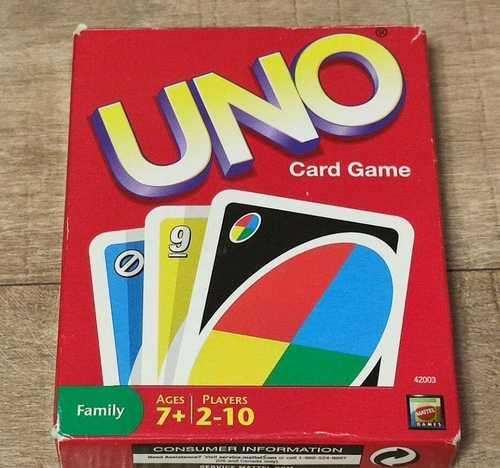 Настольная карточная игра Uno