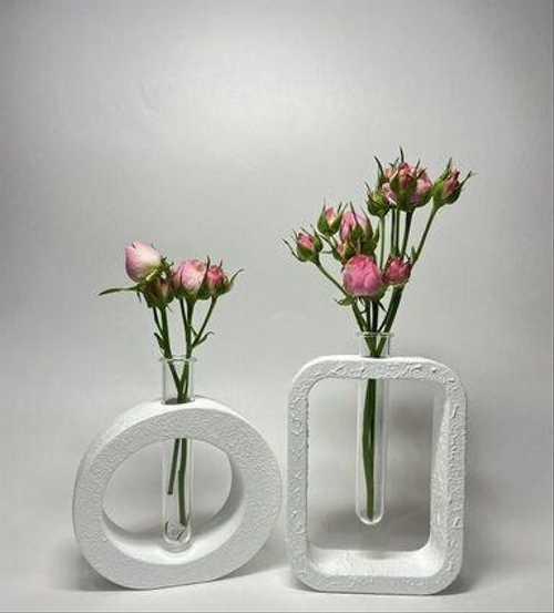 Декоративная ваза с колбой