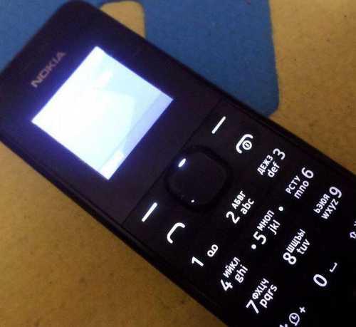 Nokia 105 c новой акб и зарядкой