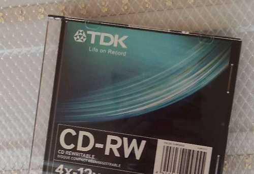 Диск TDK CD-RW 700 MB 4x-12x CD-RW700 hsca