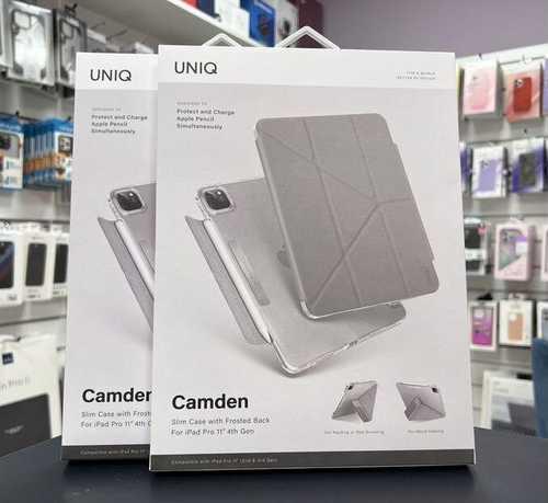 Чехол Uniq camden для iPad PRO 11 и AIR 10,9 Grey