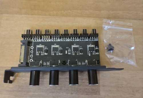 Регулятор скорости вентилятора 3pin/4pin SATA