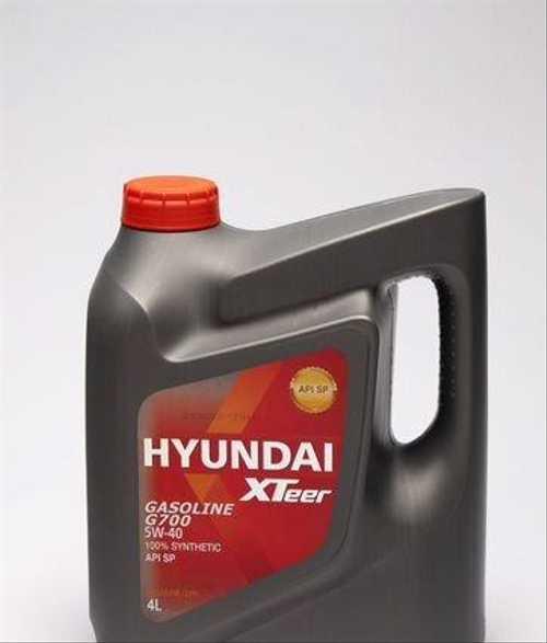 Масло 5W40 Hyundai XTeer Gasoline G700 4л