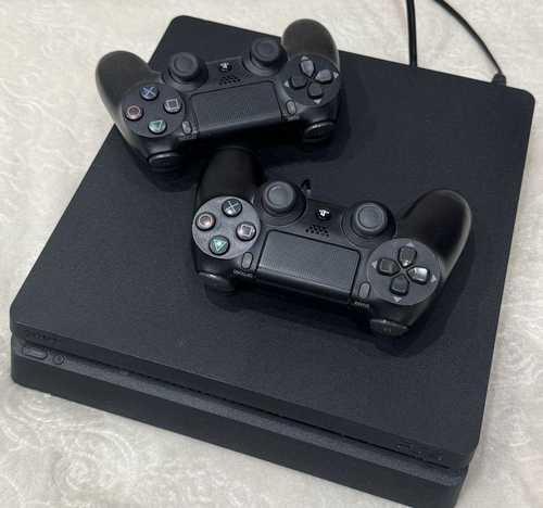 Sony playstation 4 slim 1tb 2 геймпада