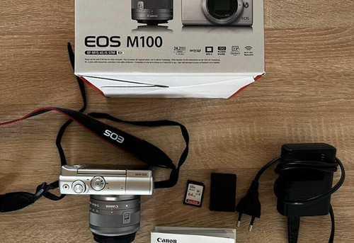 Фотоаппарат canon eos m100