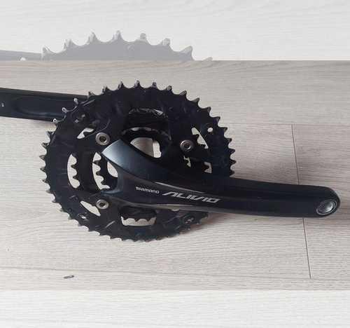 Система шатунов hollowtech 2 shimano alivio