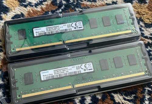 DDR3 16Gb Samsung (2x8Gb) 1600Mhz