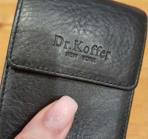 Визитница DrKoffer натуральная кожа