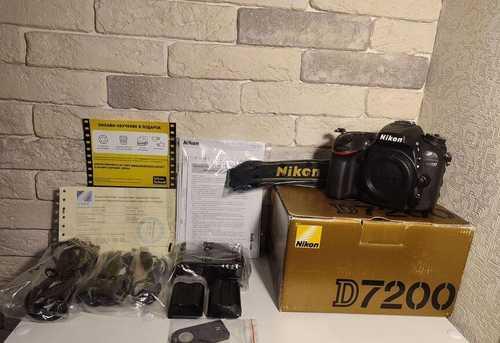 Nikon D7200 Body (пробег 38тыс) Комплект